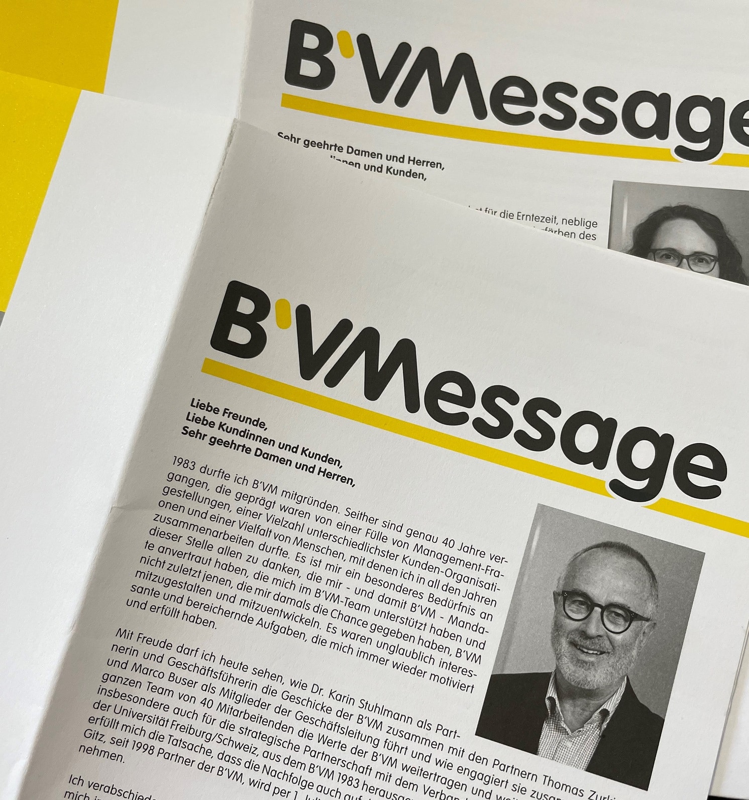 Ihre Meinung interessiert uns! - B'VM